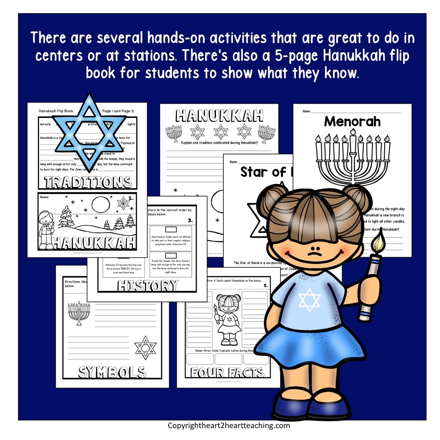 Hanukkah Activities for Kids – Heart 2 Heart Teaching