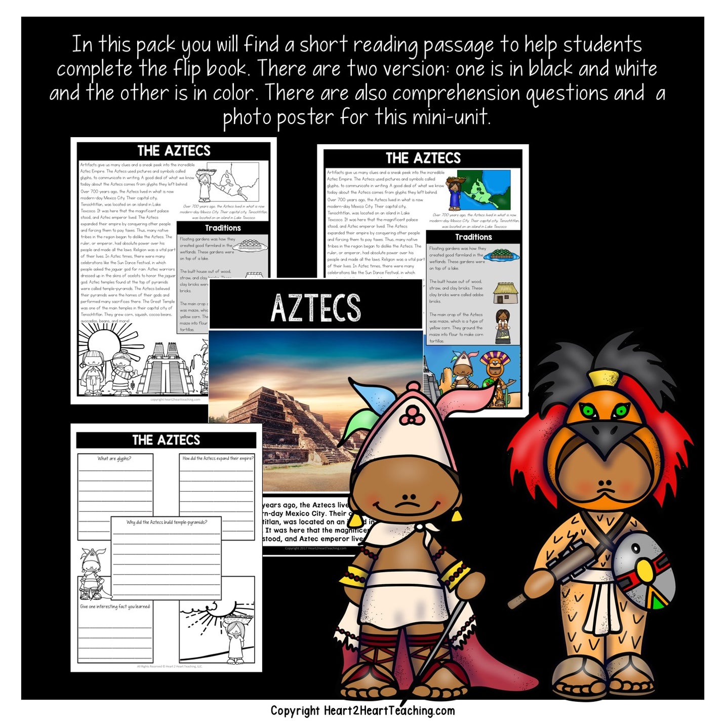 Let's Learn About the Aztecs Mini-Unit – Heart 2 Heart Teaching