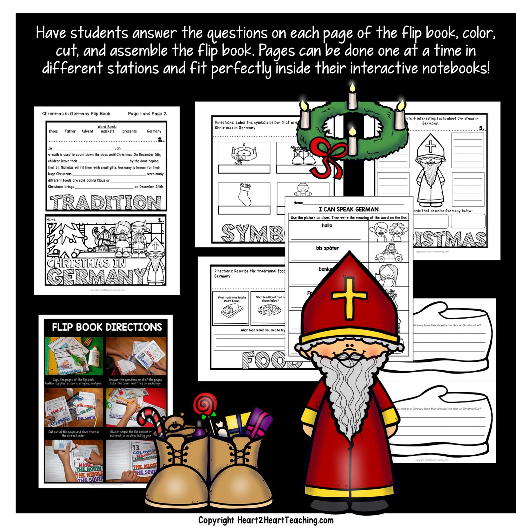 Christmas in Germany Activity Pack – Heart 2 Heart Teaching