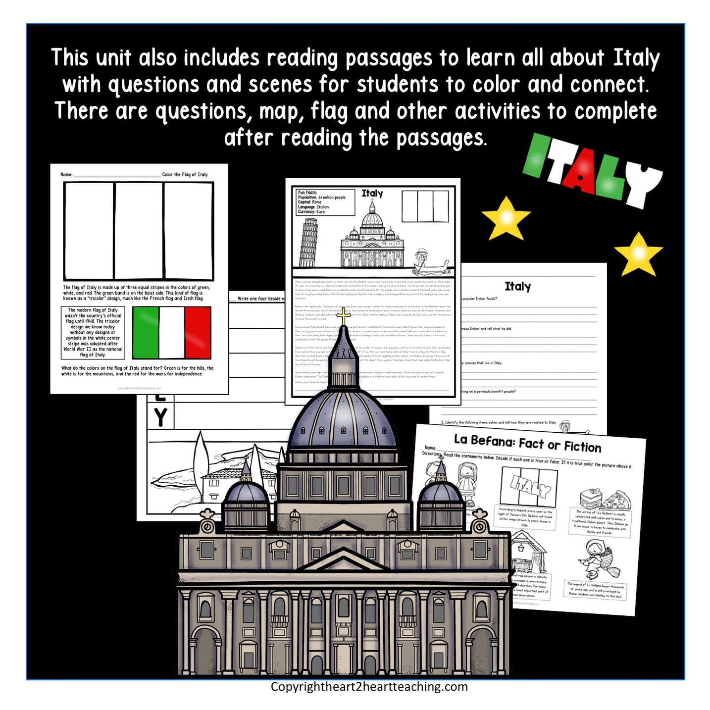 Christmas in Italy: La Befana Activities and Flip Book – Heart 2 Heart ...