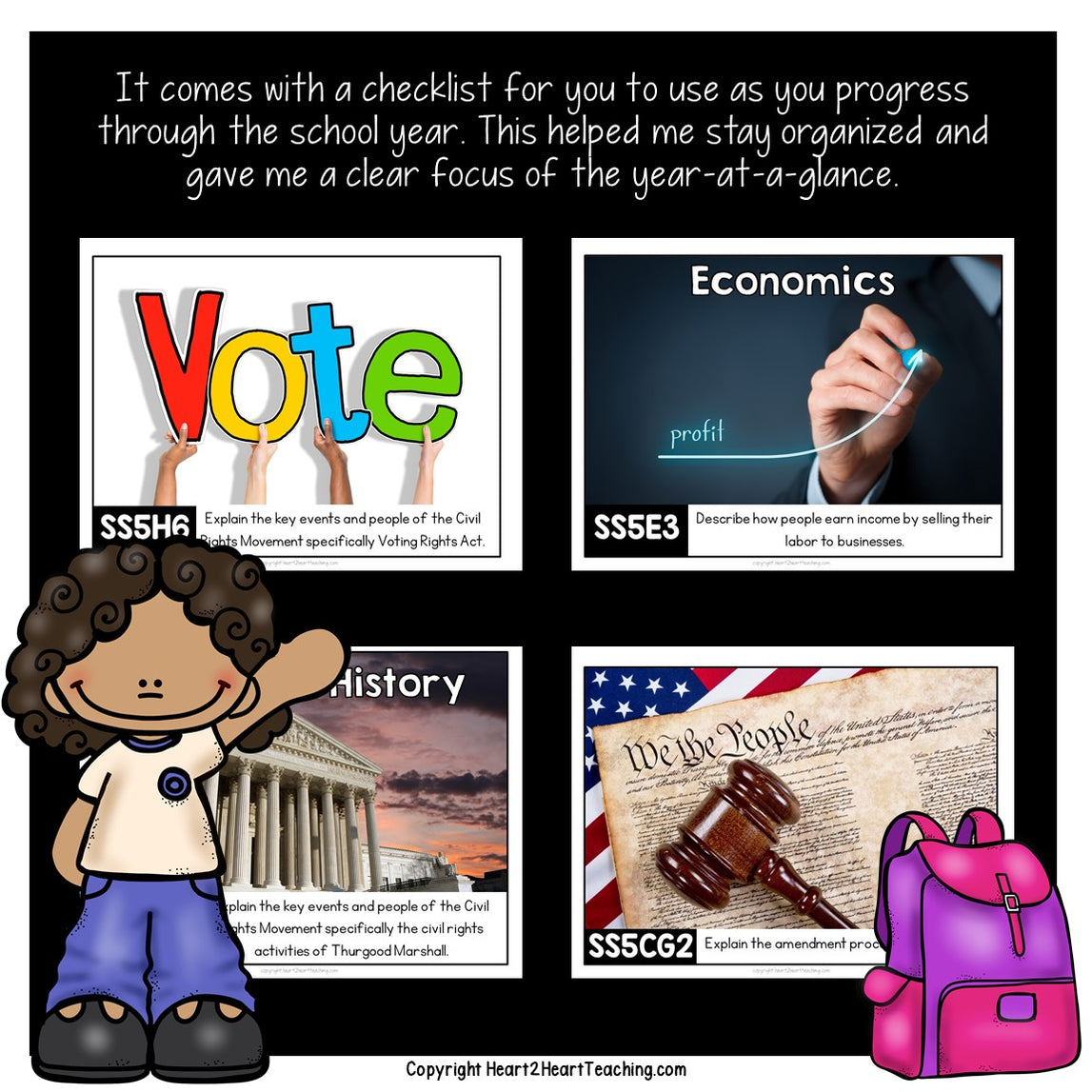 Georgia Standards of Excellence 5th Grade Social Studies Posters ...