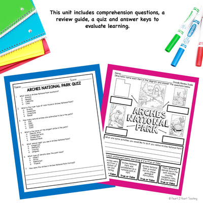 Arches National Park Coloring Pages – Heart 2 Heart Teaching