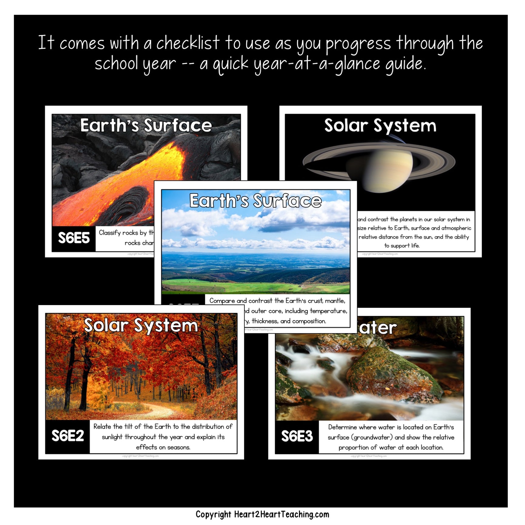 Georgia Standards of Excellence 6th Grade Science Posters – Heart 2 ...