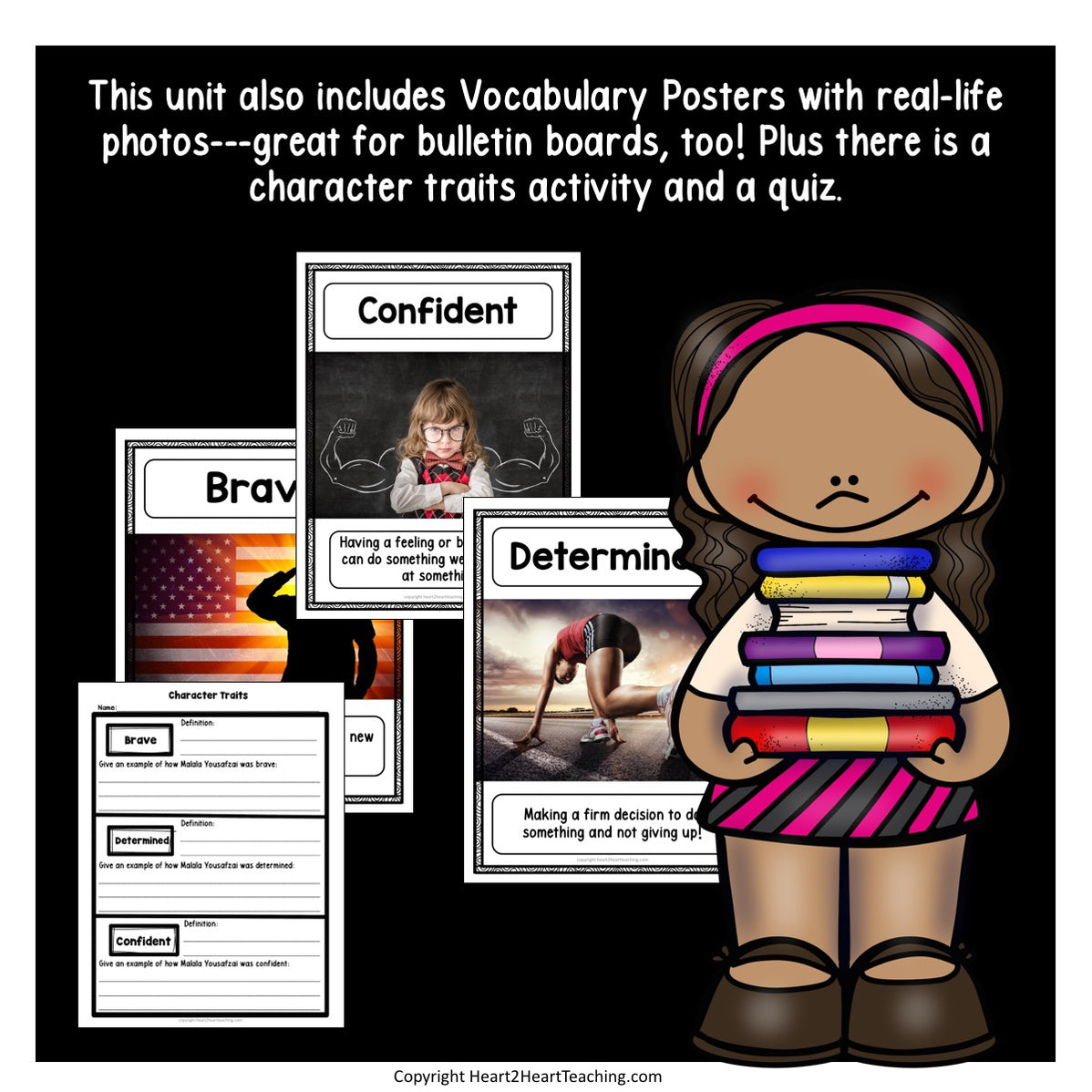 The Life Story of Malala Yousafzai Activity Pack – Heart 2 Heart Teaching