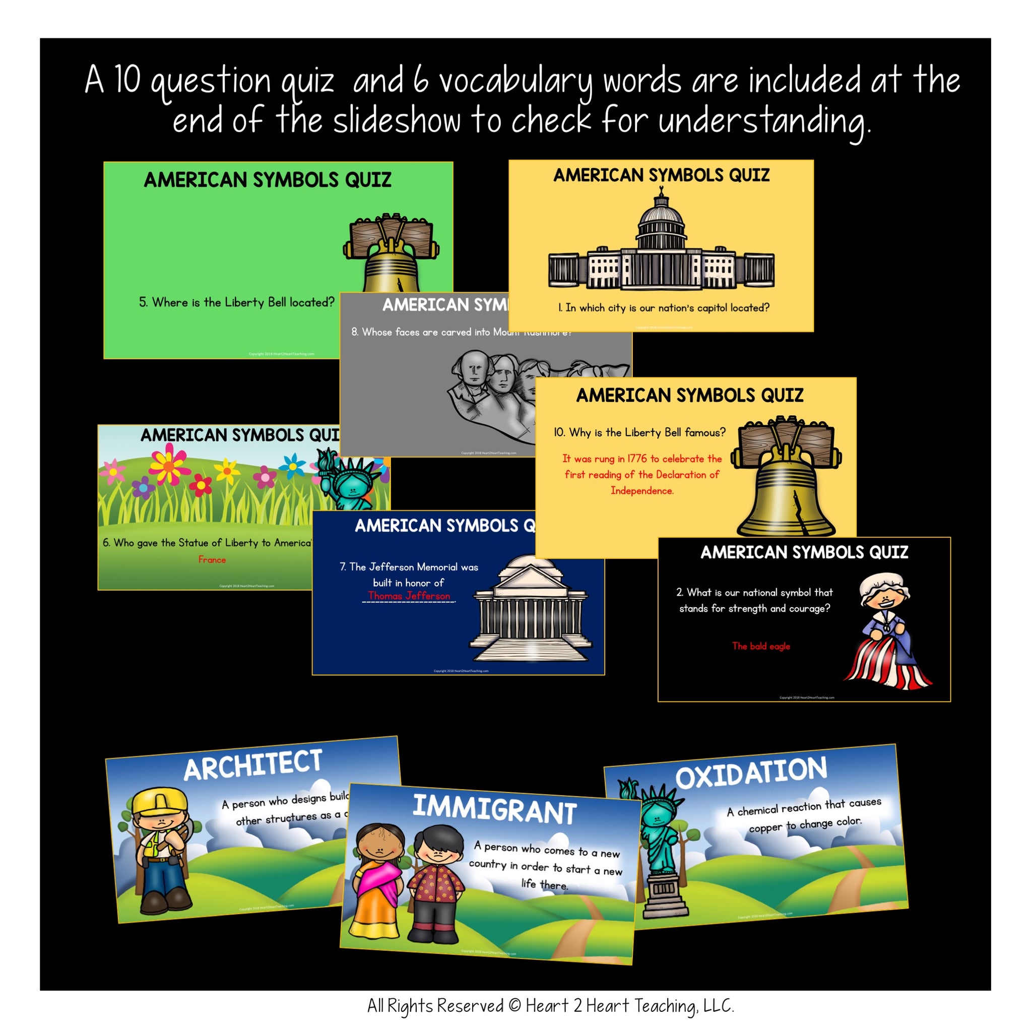 American Symbols Powerpoint – Heart 2 Heart Teaching