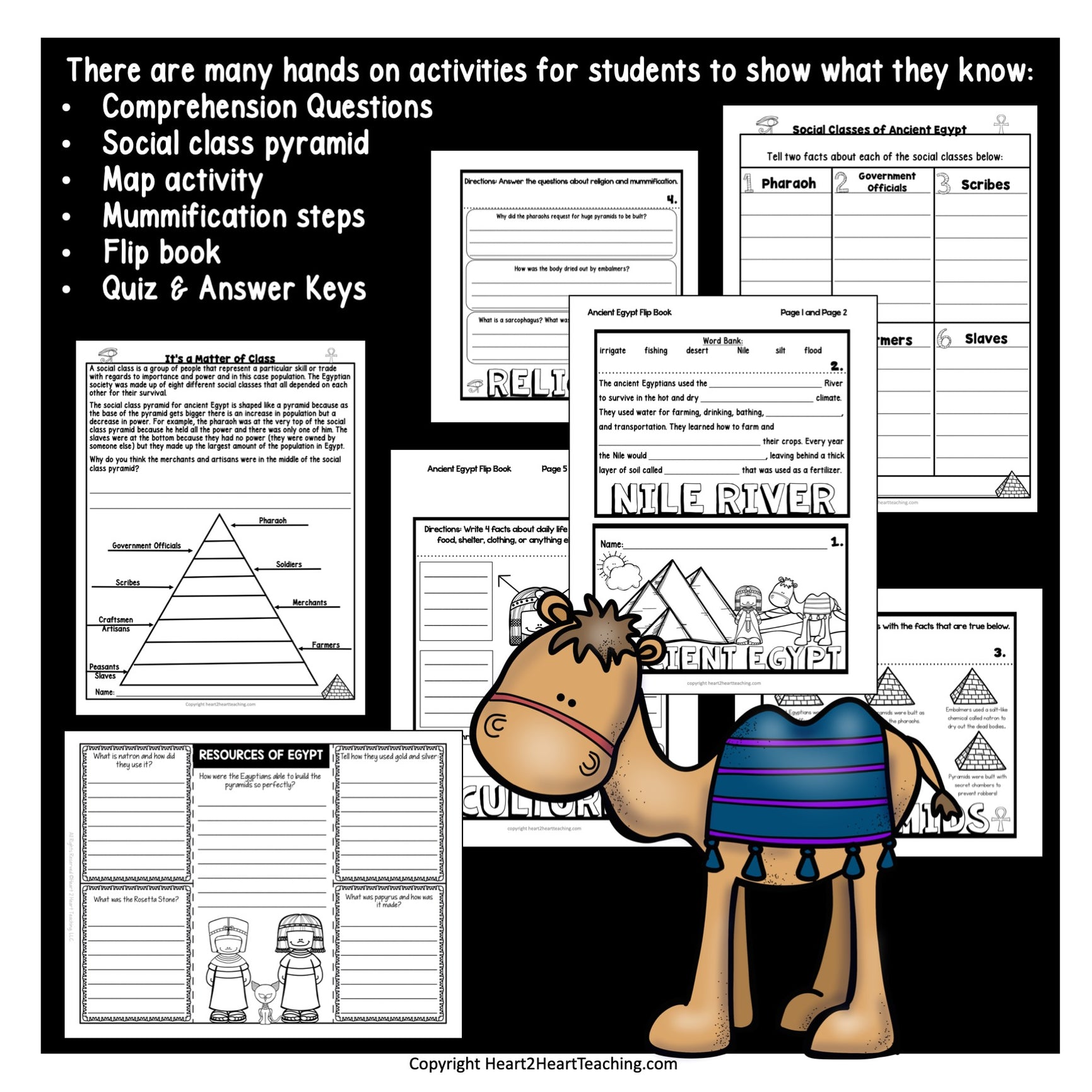 Take a Step Back in Time To Learn All About Ancient Egypt Unit – Heart ...