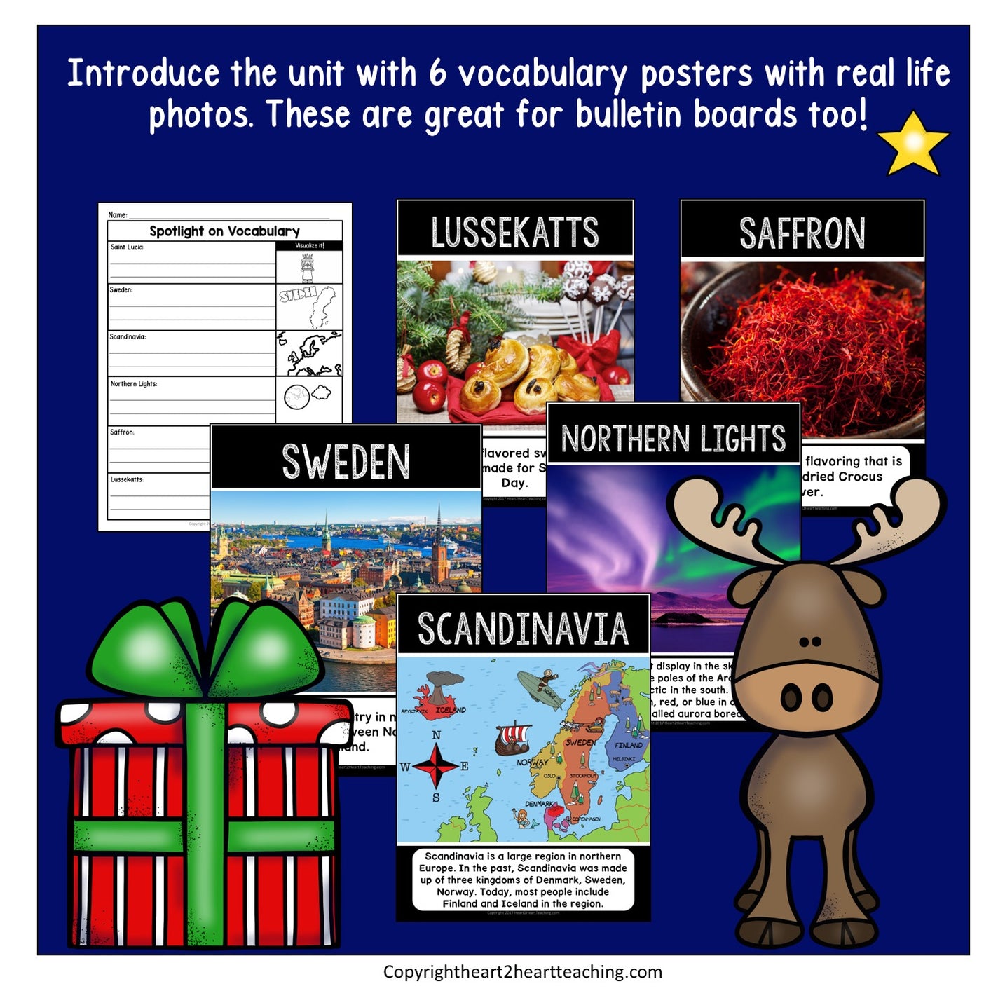 Christmas in Sweden: St. Lucia's Day Activities and Flip Book – Heart 2 ...