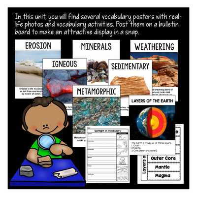 Rocks and Minerals Complete Unit – Heart 2 Heart Teaching