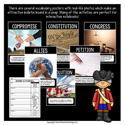 Revolutionary War Unit with Articles, Activities & more – Heart 2 Heart ...