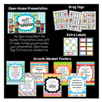 Turquoise, Lime Green, Purple Striped Classroom Decor Pack #13: Everyt ...