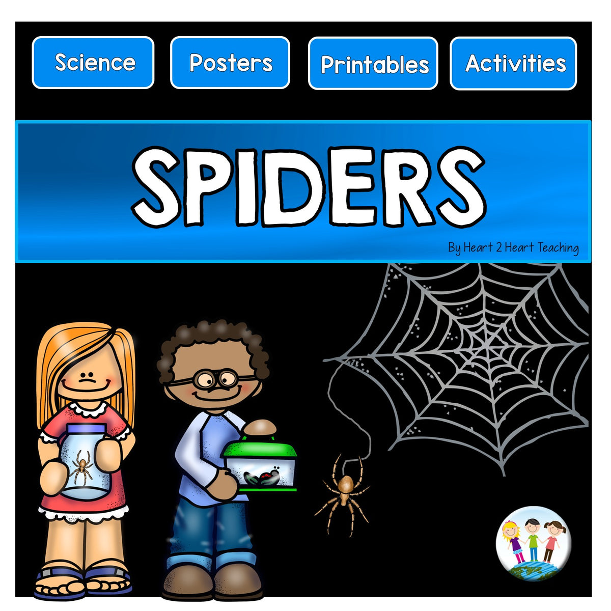 Let's Learn All About Those Creepy Crawly Spiders Activity Pack – Heart ...