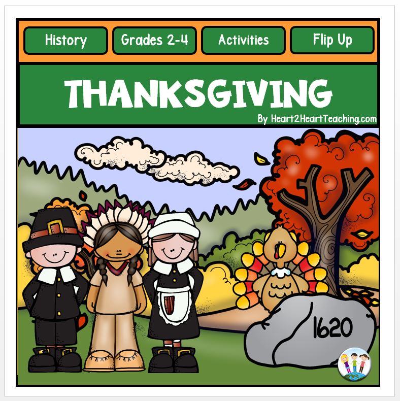 The First Thanksgiving Activities for Kids – Heart 2 Heart Teaching