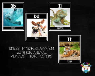 Alphabet Posters: Animals (A to Z) – Heart 2 Heart Teaching
