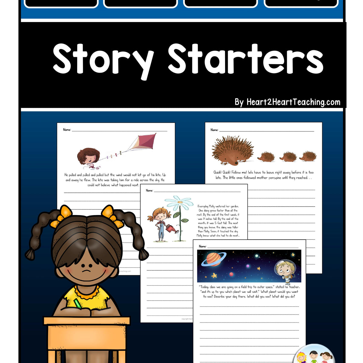 Spring Story Starters Writing Prompts Freebie – Heart 2 Heart Teaching