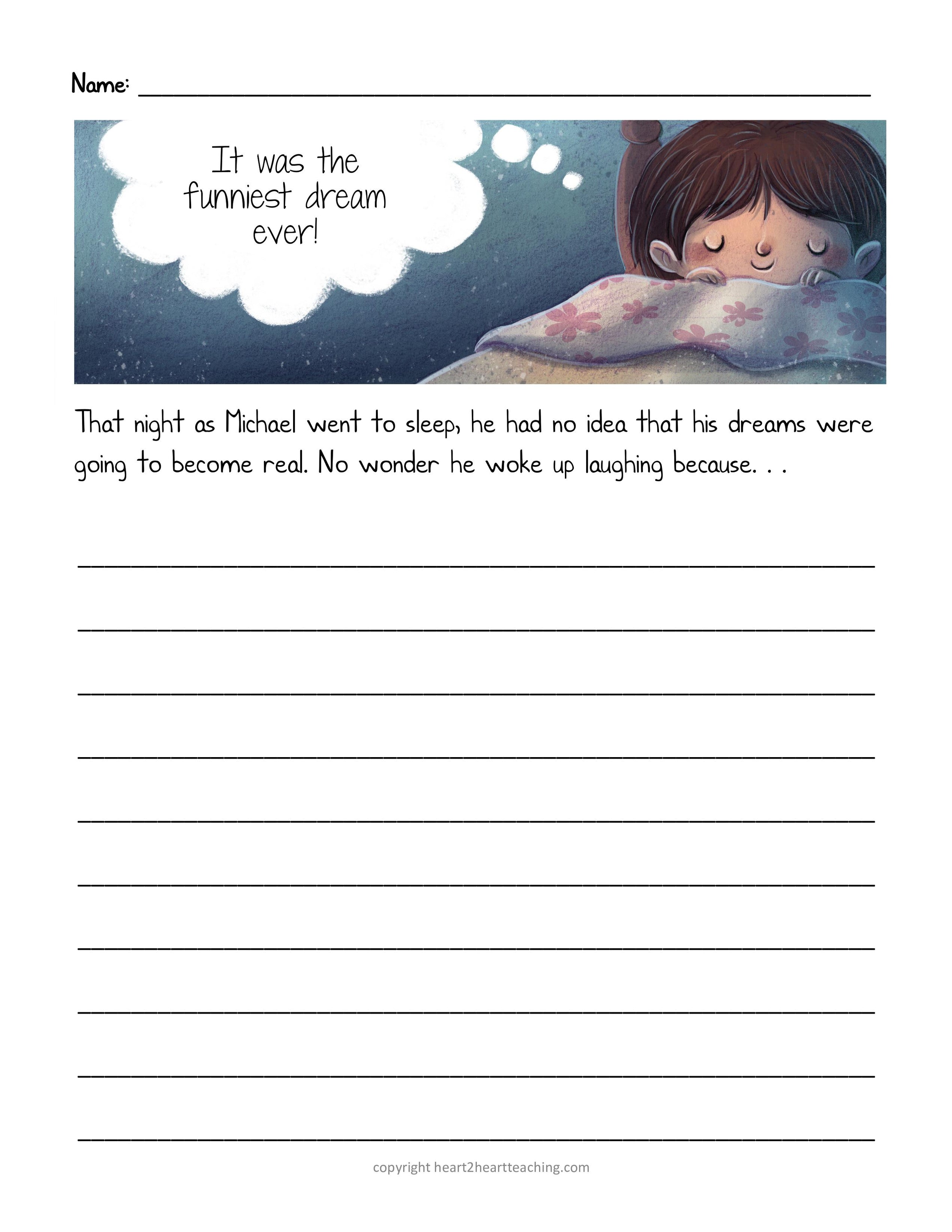 Spring Story Starters Writing Prompts Freebie – Heart 2 Heart Teaching