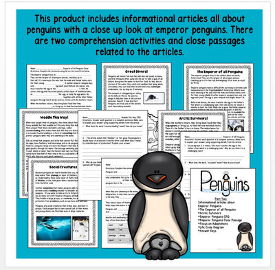 Waddle This Way to Learn All About Penguins Activity Pack – Heart 2 ...